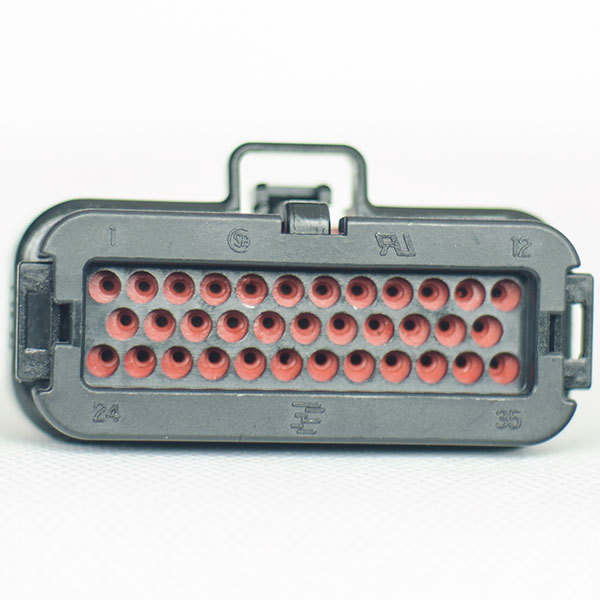 AMP 35-Pin Low Power Connector, AMPSEAL Automotive Plug Assembly, Model ...